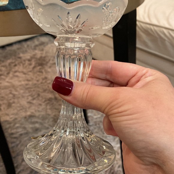 Oneida | Dining | Vintage Oneida Crystal Candlestick Holders | Poshmark